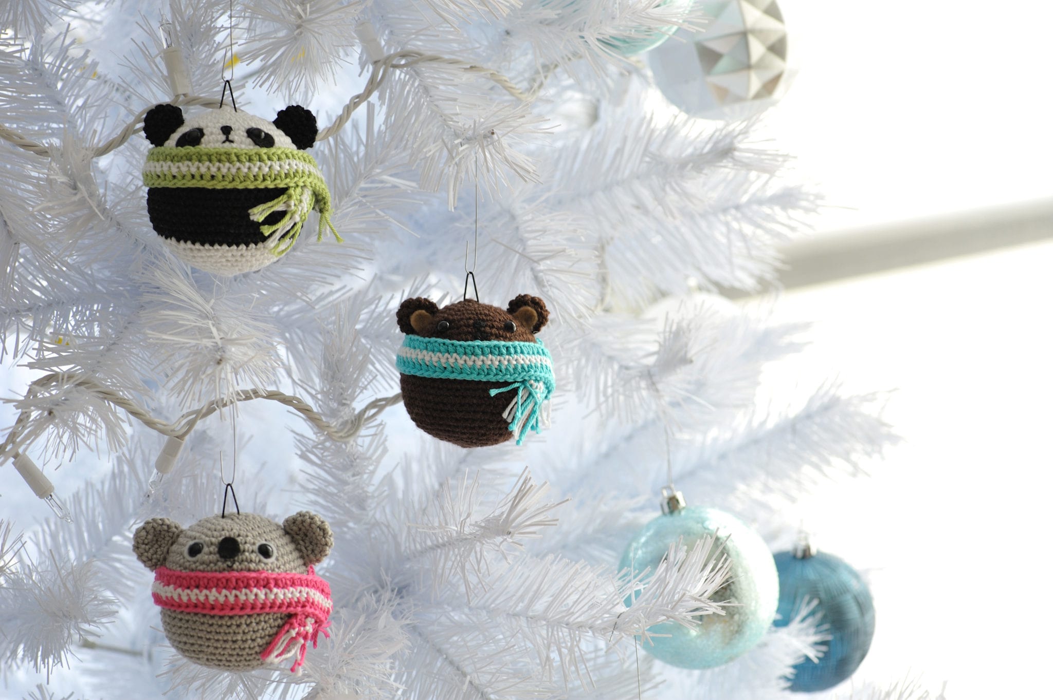 Amigurumi Teddy Ornaments - All About Ami