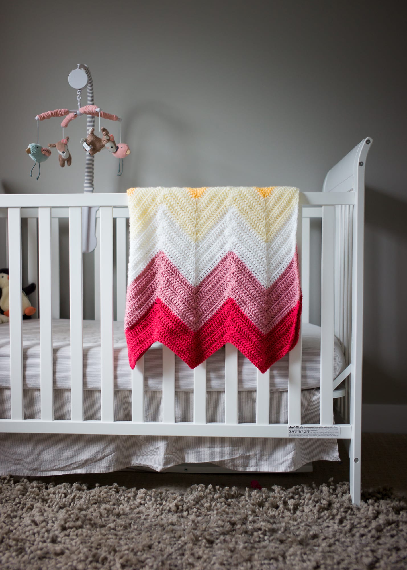 Crochet Chevron Baby Blanket Crochet Chevron Baby Blanket