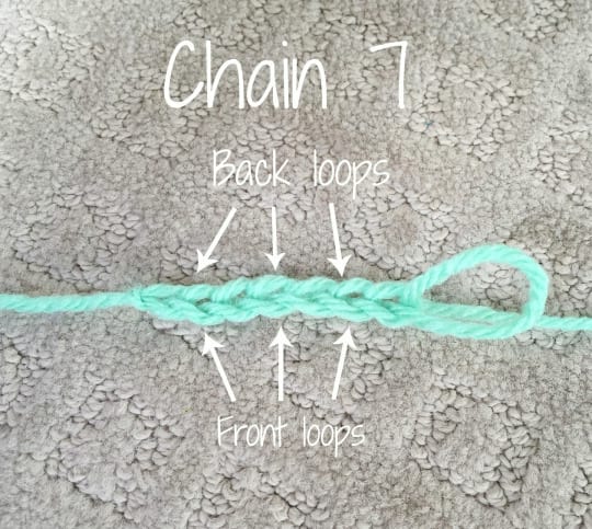 How to Crochet Around a Foundation Chain - All About Ami