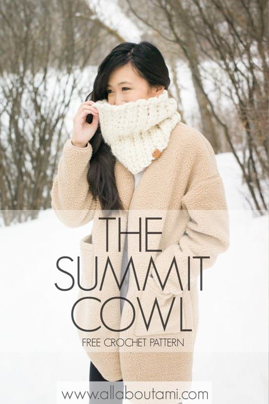The Summit Cowl (Crochet) - All About Ami