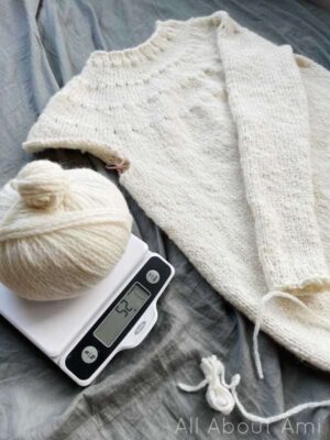 Easy Eyelet Yoke Sweater by Knitatude - All About Ami